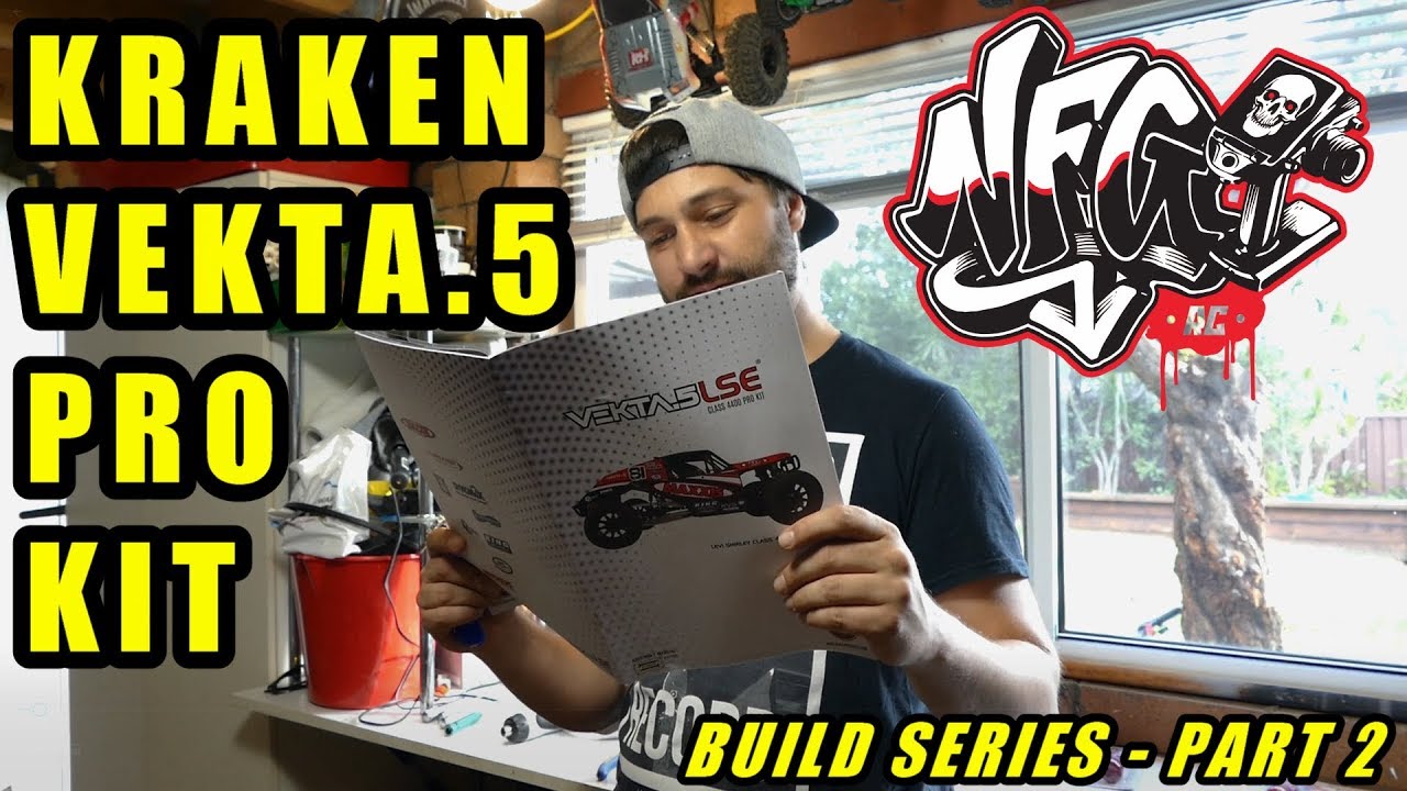 NFG RC KRAKEN VEKTA.5 LSE - MGM ESC BRUSHLESS CONVERSION Build Series ...