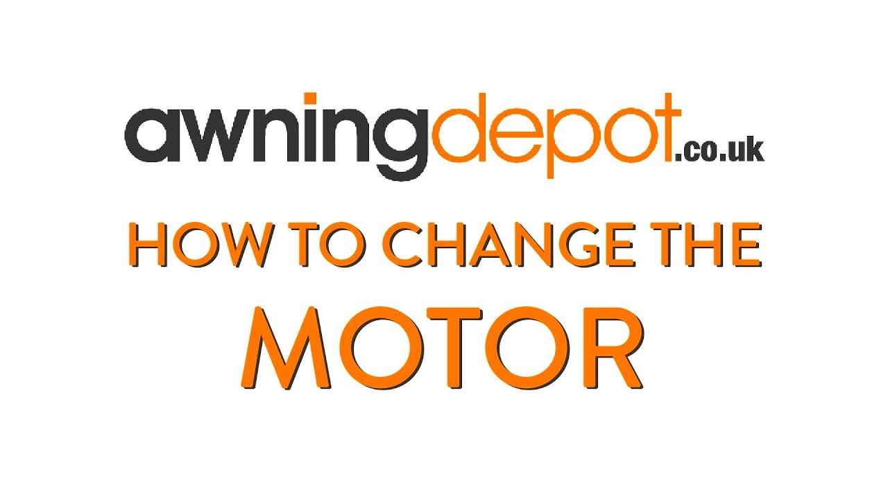 How to Change Awning Motor - YouTube