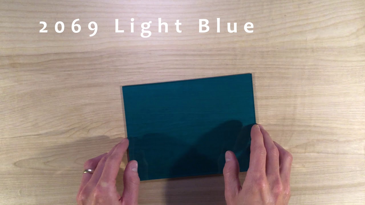 Transparent Acrylic Plexiglass - 2069 Light Blue - YouTube