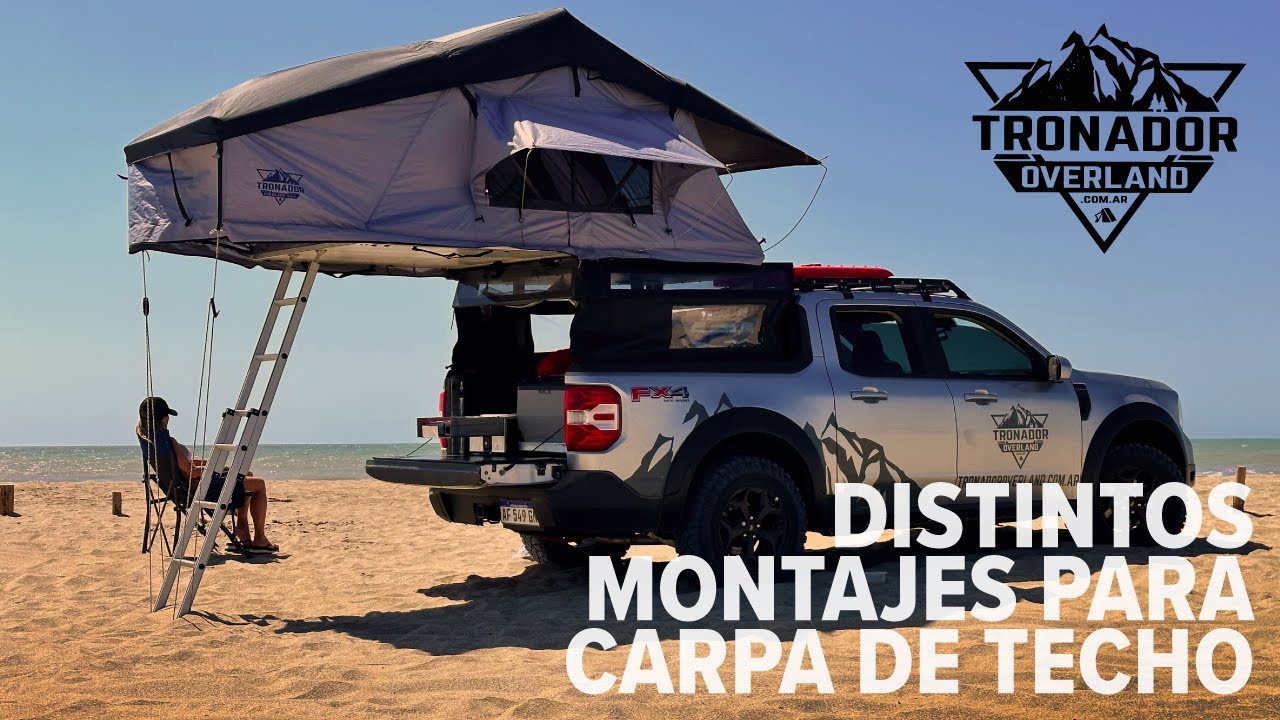Montaje de carpa de techo - YouTube
