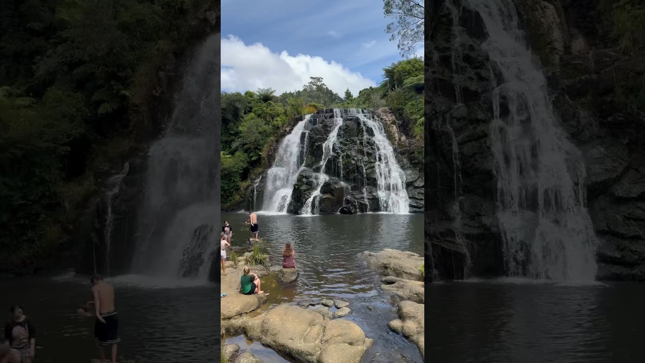 Owharoa Falls New Zealand - YouTube