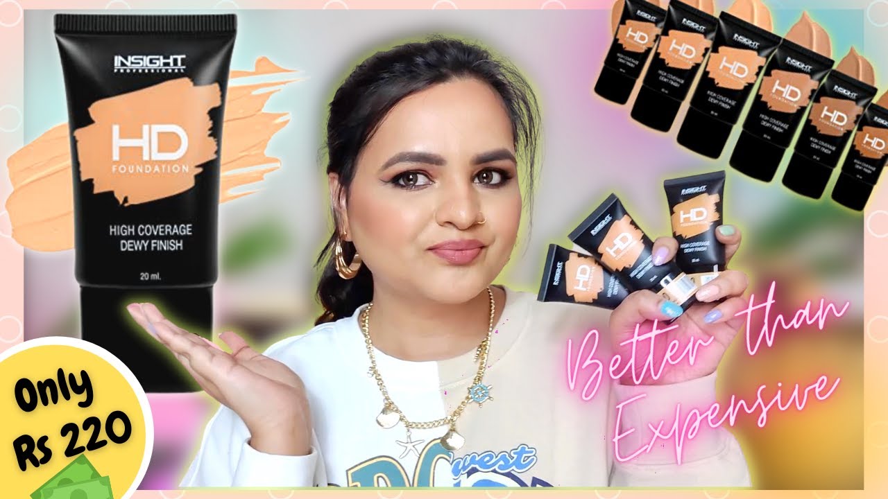 NEW *** Insight Cosmetics HD Foundation || All 6 shades || Only Rs 220 ...
