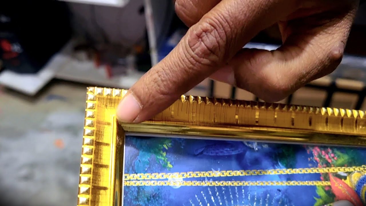 How to join the corner of a photo frame? 100% handmade ! #photoframe # ...