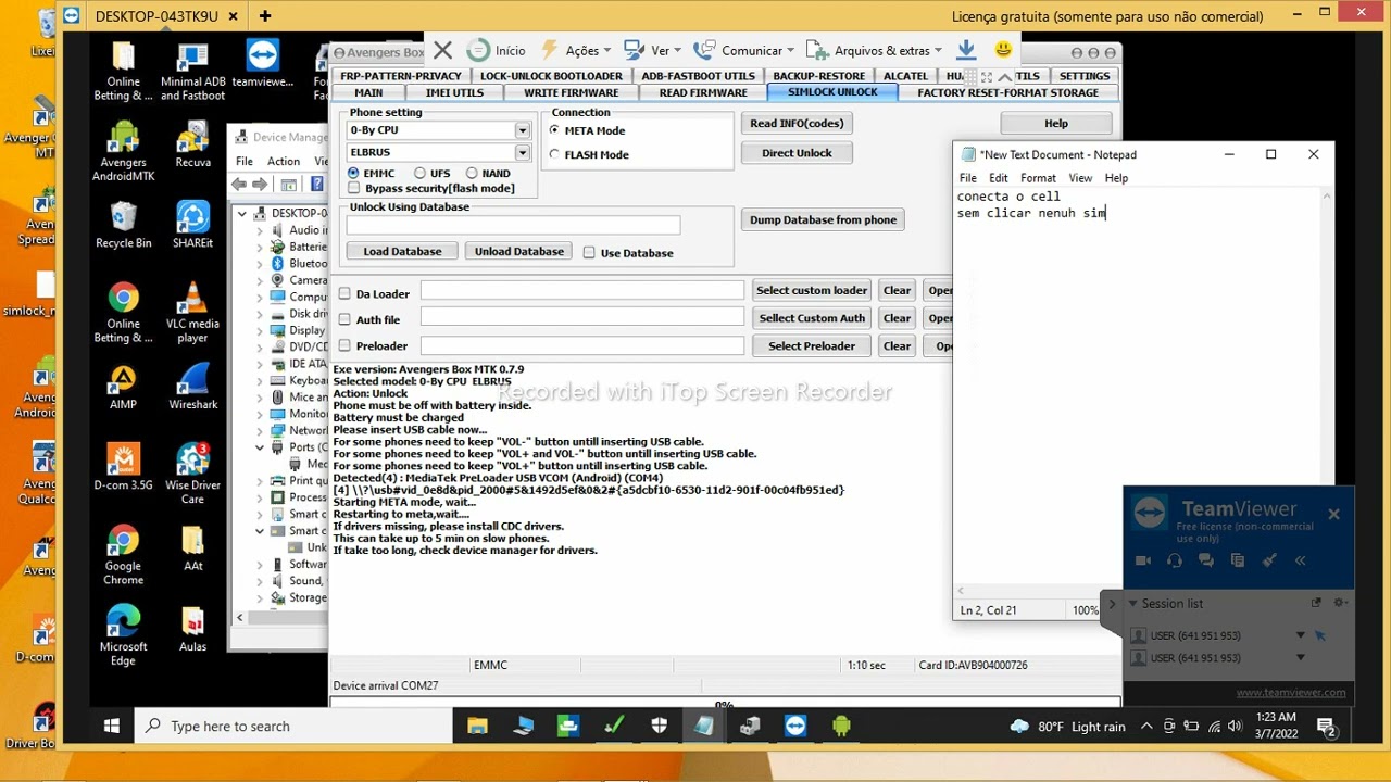 COMO DESBLOQUEAR REDE DO MOREP SMART V1 PLUS M610 REMOTAMENTE (A ...