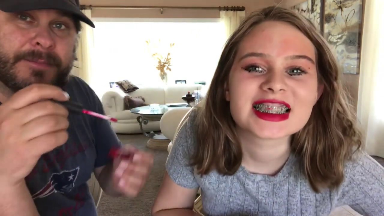 My Dad Does My Makeup Youtube