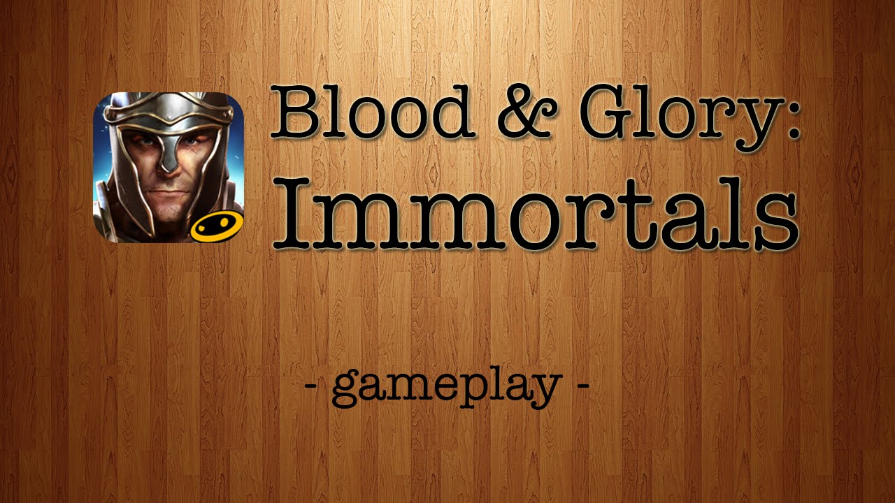 Blood & Glory: Immortals [by Glu Games] - iOS/ Android/ Kindle - YouTube