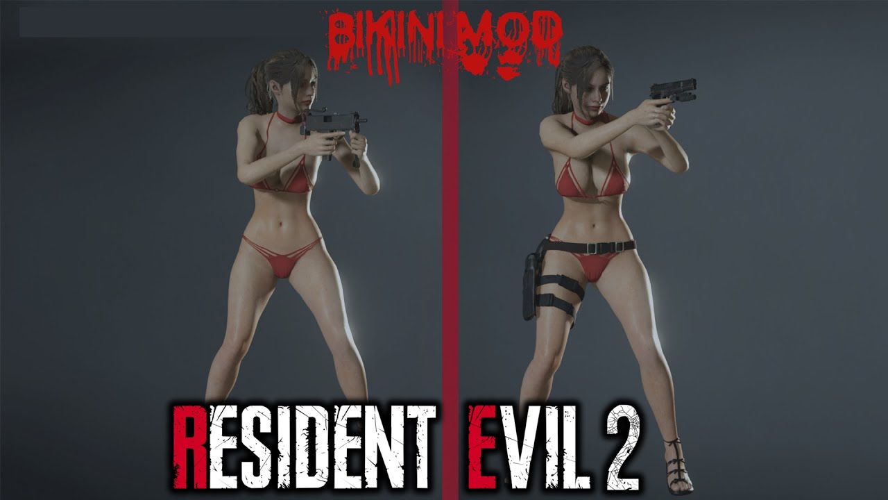 Resident Evil 2 Remake Nude MOD Claire Part 1 - YouTube