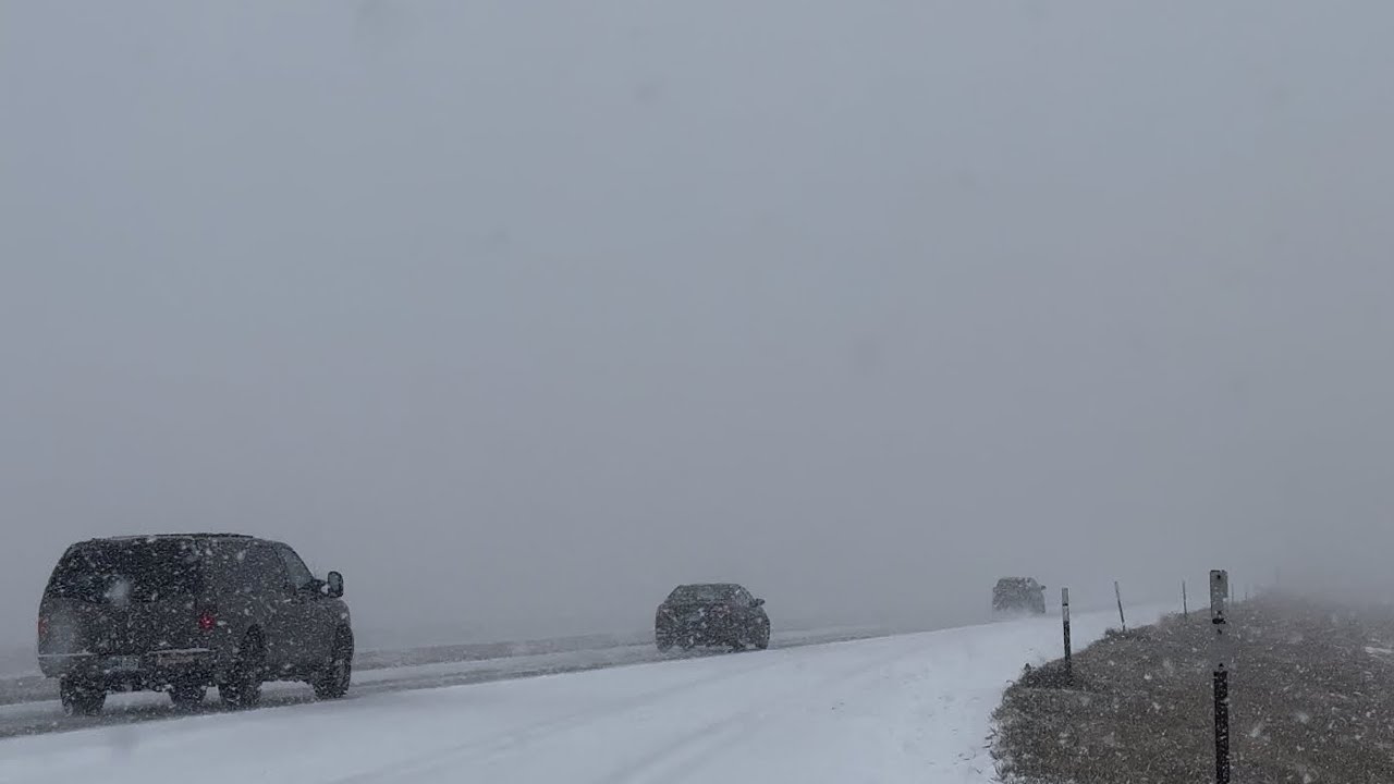 Winter Storm Cait Slams Kansas With A Foot Of Snow 11-25-23 - YouTube