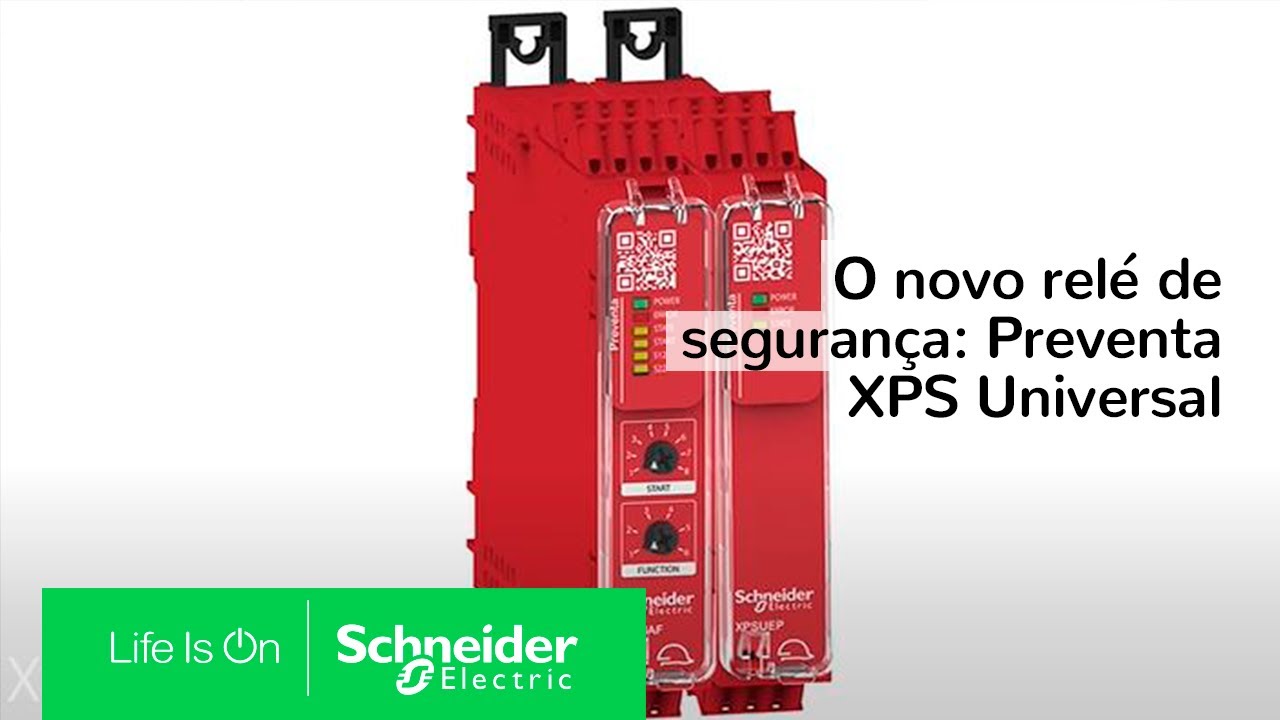 O novo relé de segurança: Preventa XPS Universal | Schneider Electric ...