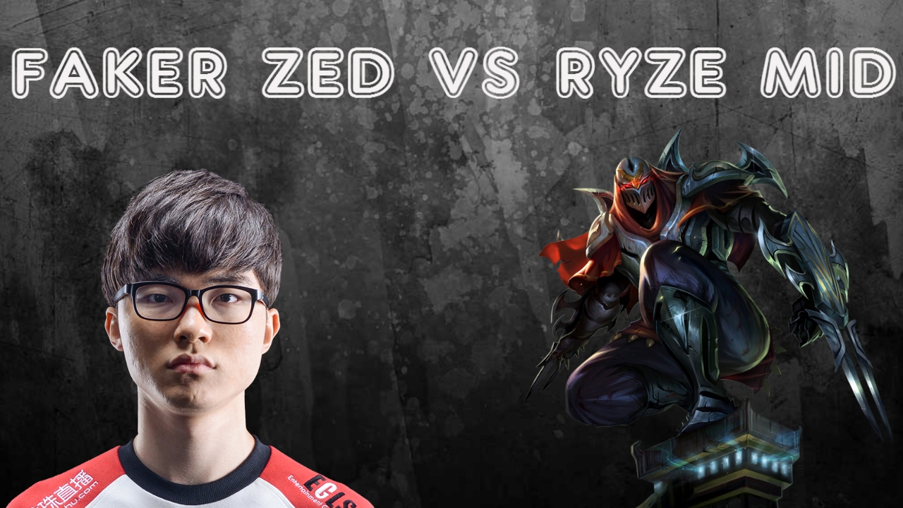 faker zed vs ryze mid (full game) - league of legends - YouTube