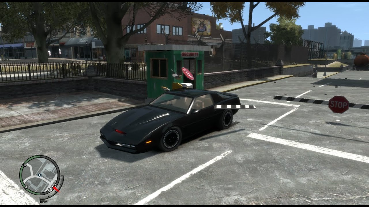 GTA IV Knight Rider Kitt with Police chases - YouTube