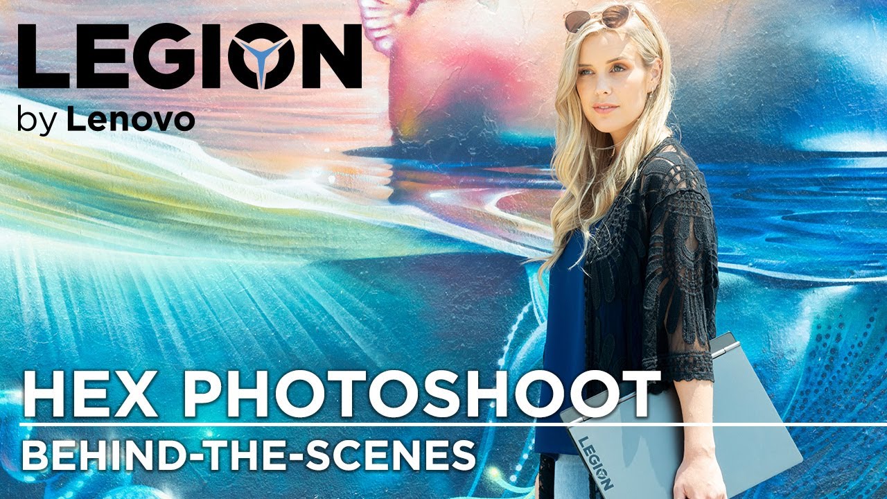 Lenovo Legion Photoshoot - Behind-The-Scenes with Stephanie Hex ...