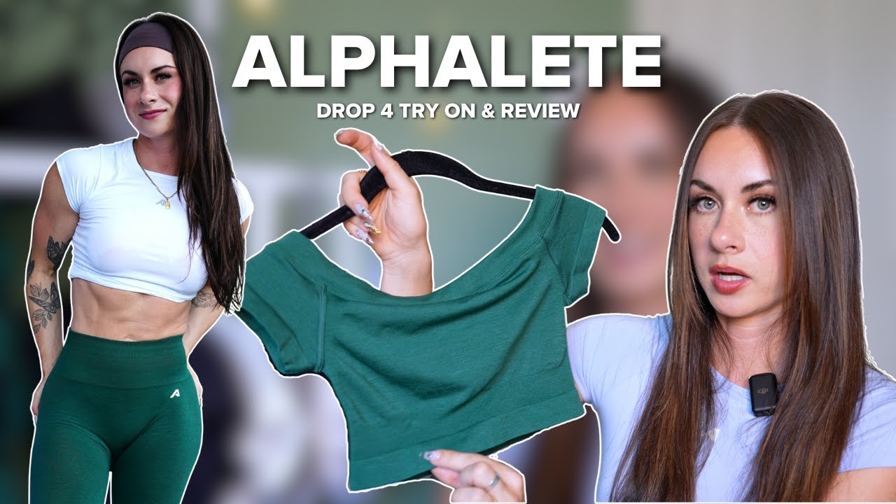 Activewear try-on haul & review | ALPHALETE DROP 4 - YouTube