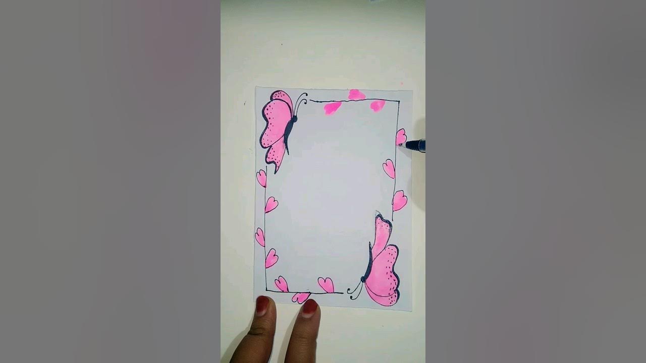 assignment front page design | notebook cover design | how to draw a ...