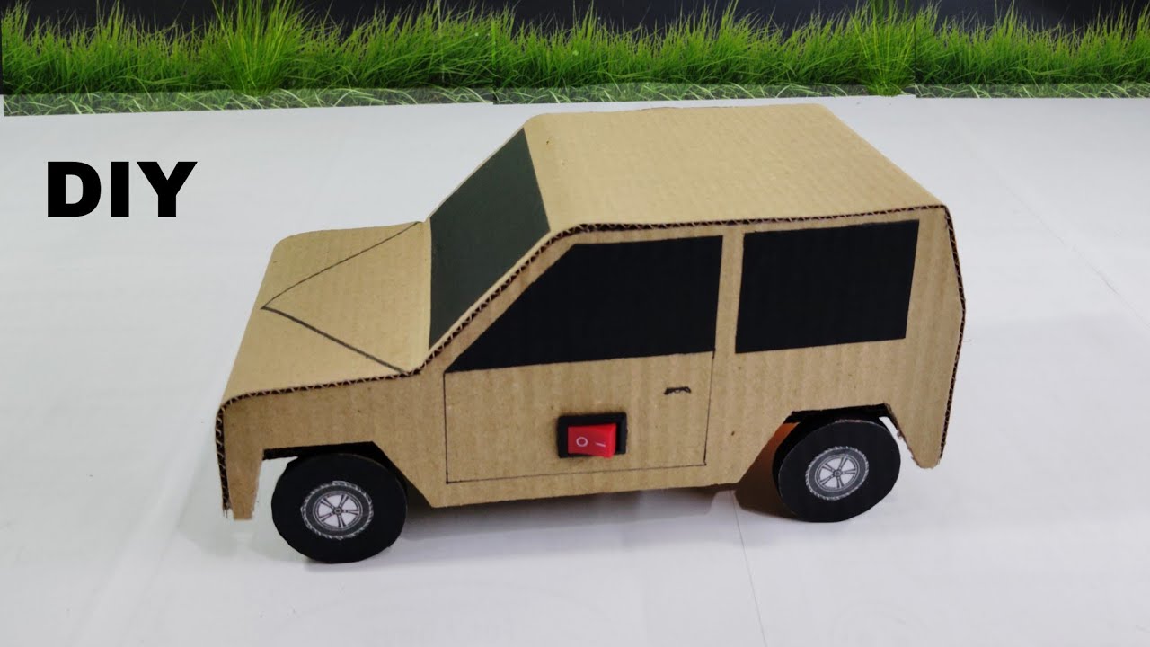 How to make cardboard RC car || DIy cardboard RC moter car || # ...