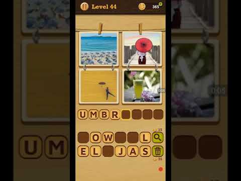 4 PICS PUZZLE GUESS ONE WORD LEVEL 44 ANSWER PACKAGE 15 - YouTube