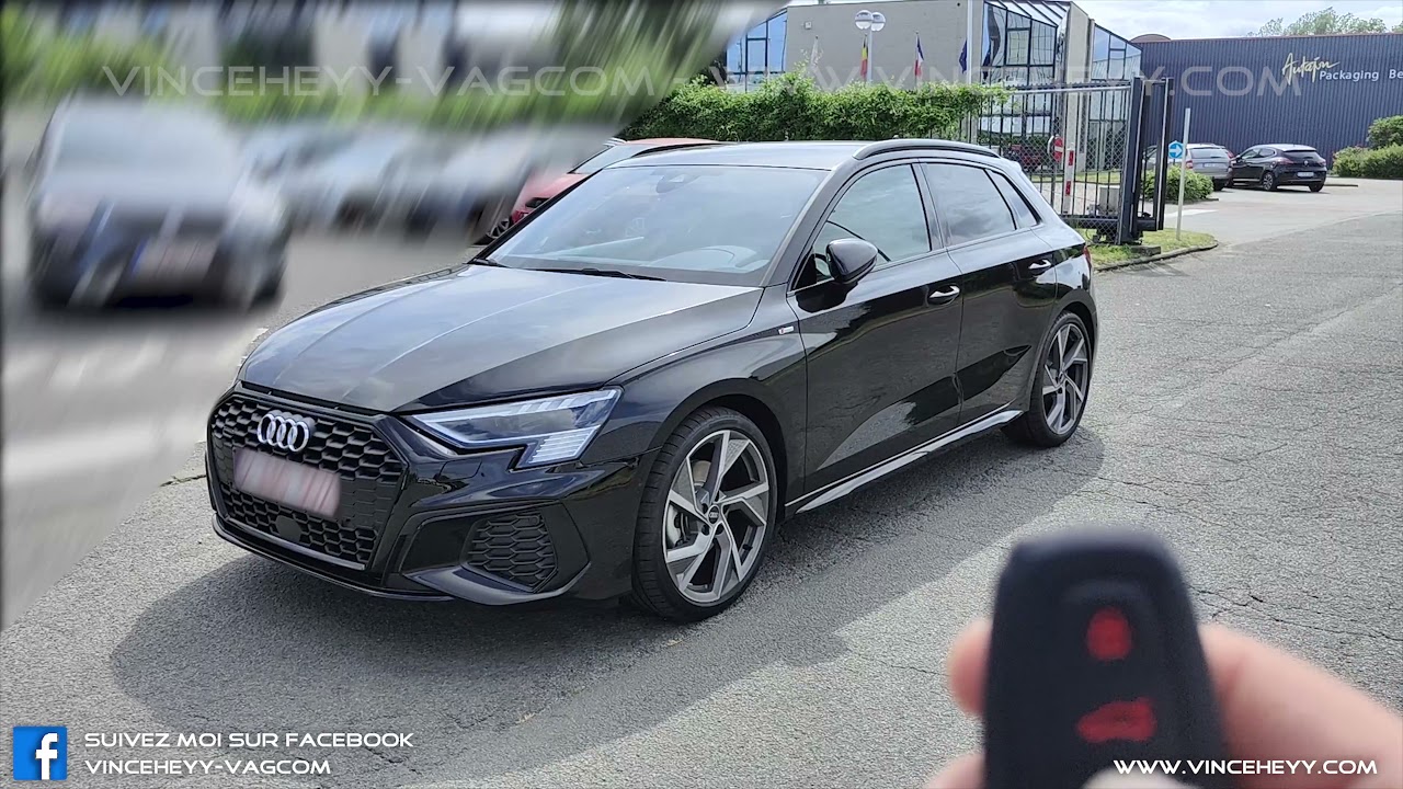 Audi A3 (8Y) - CONFIRMATION LOCK & UNLOCK BIP ALARM - YouTube