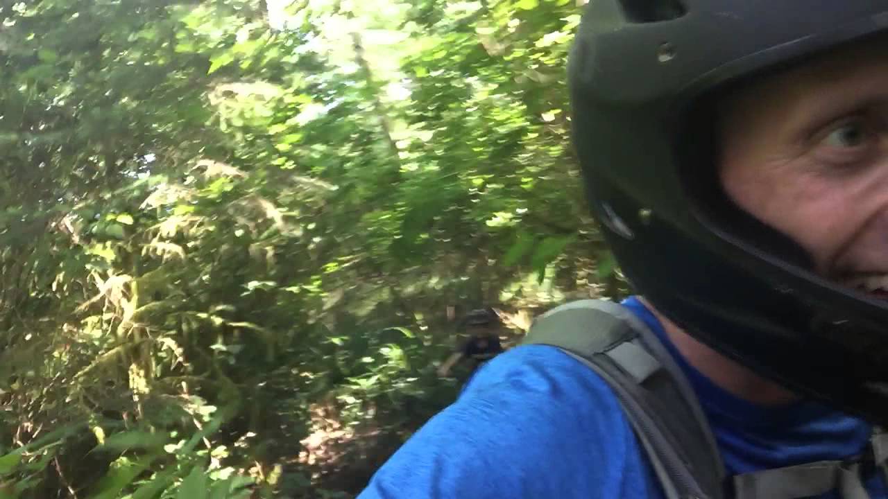 Weatherwax with Max - fast unicycle trail ride. - YouTube