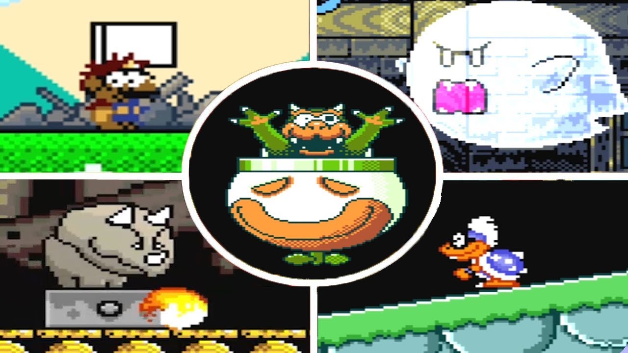 Super Mario World - All Bosses - YouTube