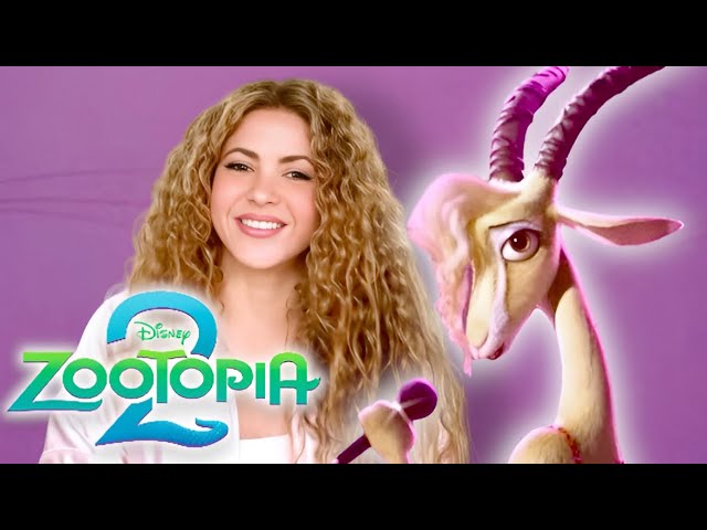 Zootopia Shakira Quotgazellequot Behind The Scenes Movie