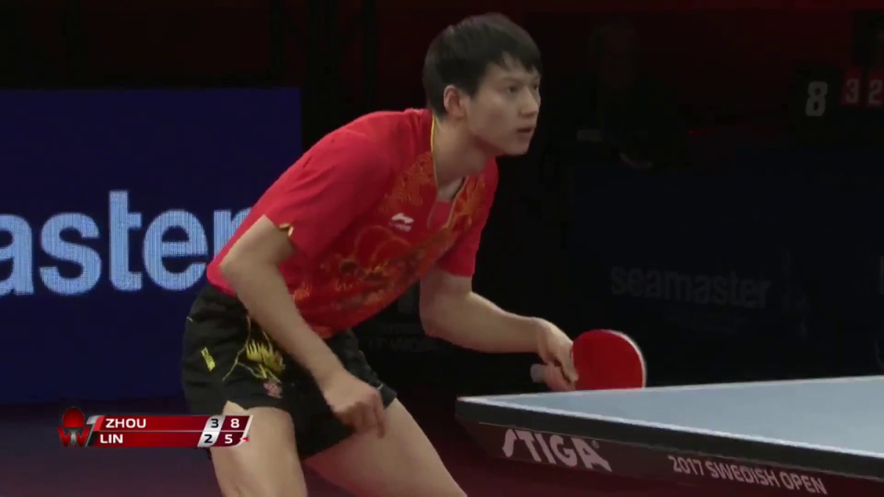 Zhou Yu vs Lin Gaoyuan (Swedish Open 2017) - YouTube