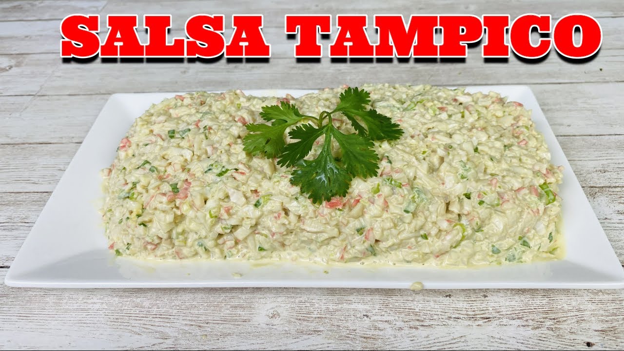 SALSA TAMPICO DELICIOSA ENSALADA - YouTube