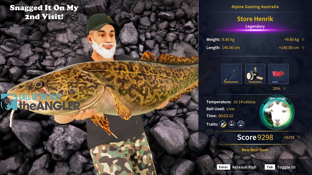 I caught Store Henrik A legendary fish in Call of the Wild: theAngler ...