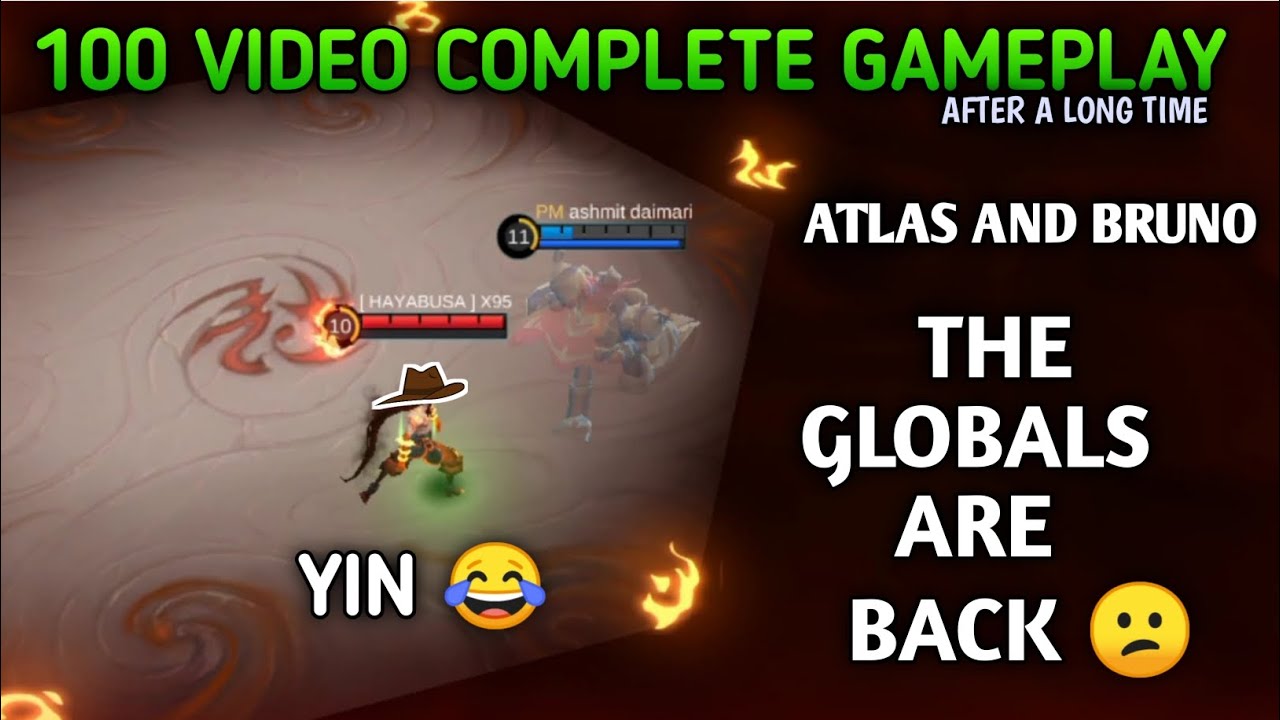 Atlas!!gameplay after a long time 😔 | global bruno and global atlas ...