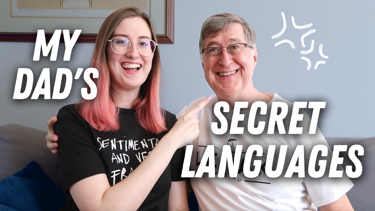 My dad speaks backwards and writes in secret code! (+ Latin?!) - YouTube