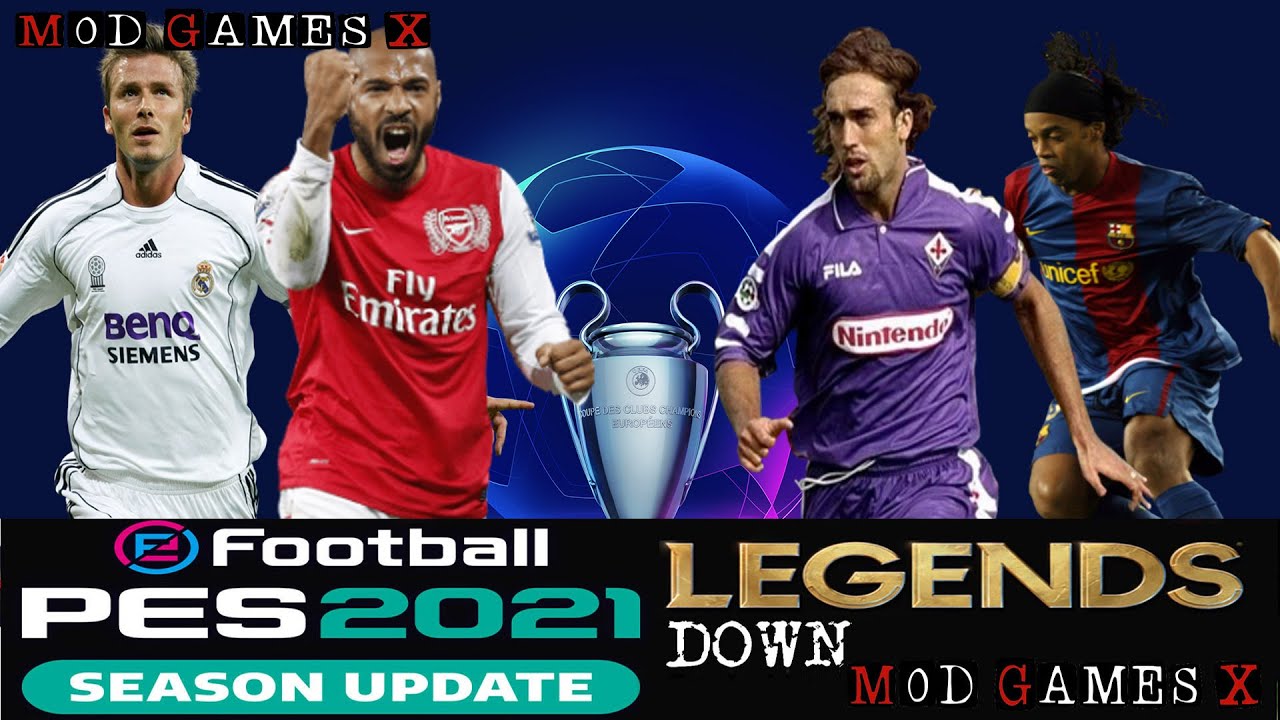 🔴 🎮 LIVE PES 2021 Champions Legends PARTE 2 "Classic patch ModGamesX ...