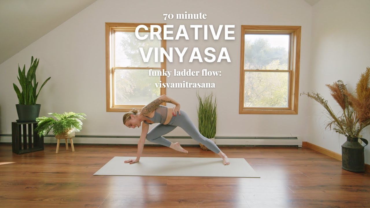 70 Minute Creative Vinyasa | challenging & funky flow - YouTube