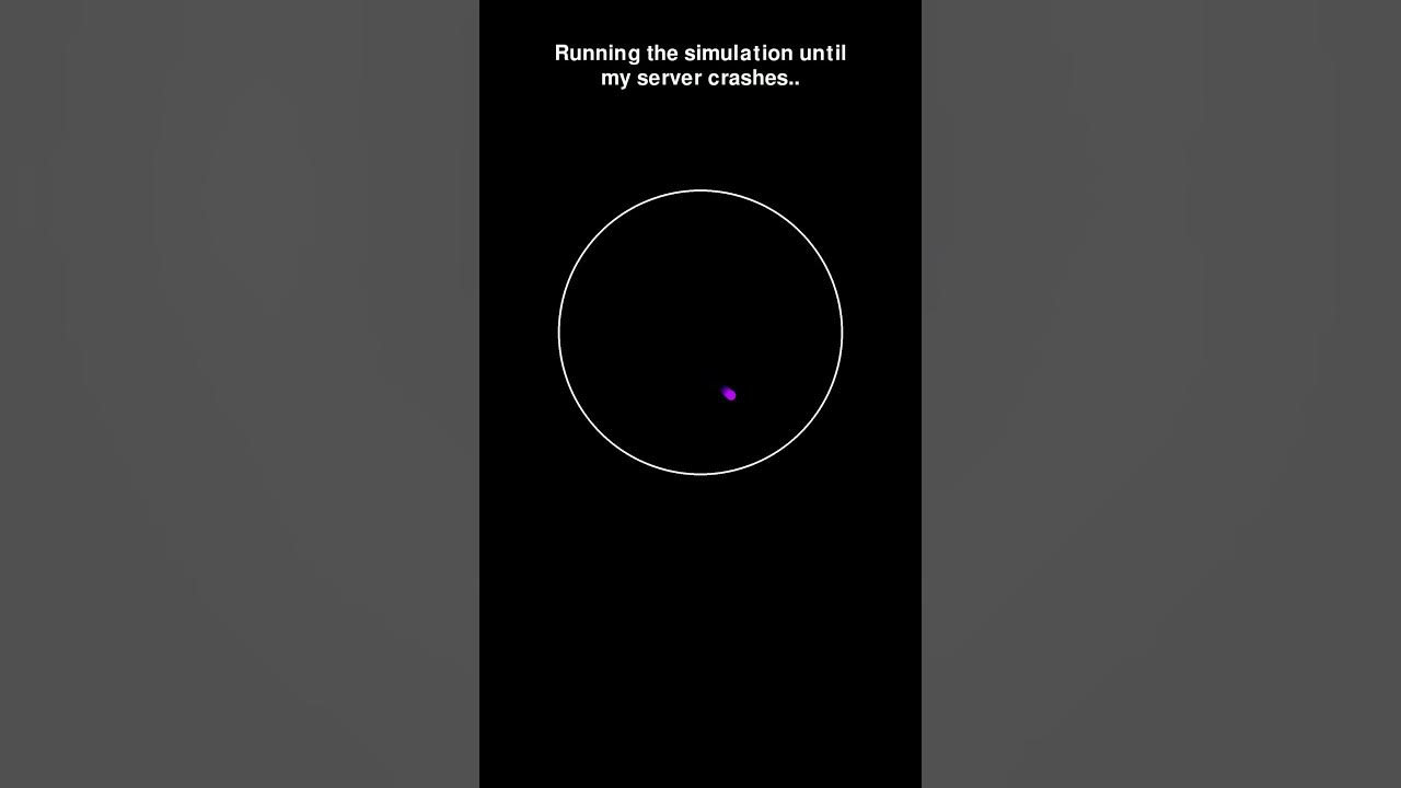 Ball bouncing simulation #adhd #music #code #space #python #physics #simulations #memes #science ...
