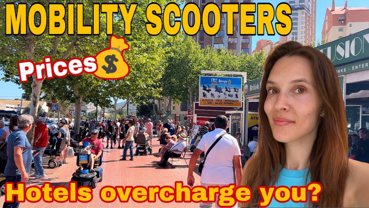 Mobility Scooters in Benidorm - Prices, Hotel Charges & more! 🧑‍🦼 - YouTube