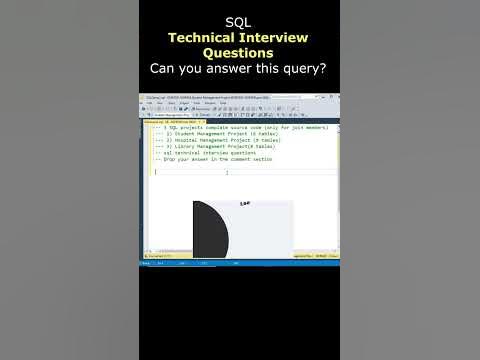 sql 2 years technical Interview questions find out 400 queries #sqlinterviewquestions - YouTube