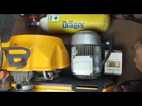 Bauer Poseidon PE100-TE-F02 330 BAR HIGH PRESSURE BREATHING AIR SCUBA ...