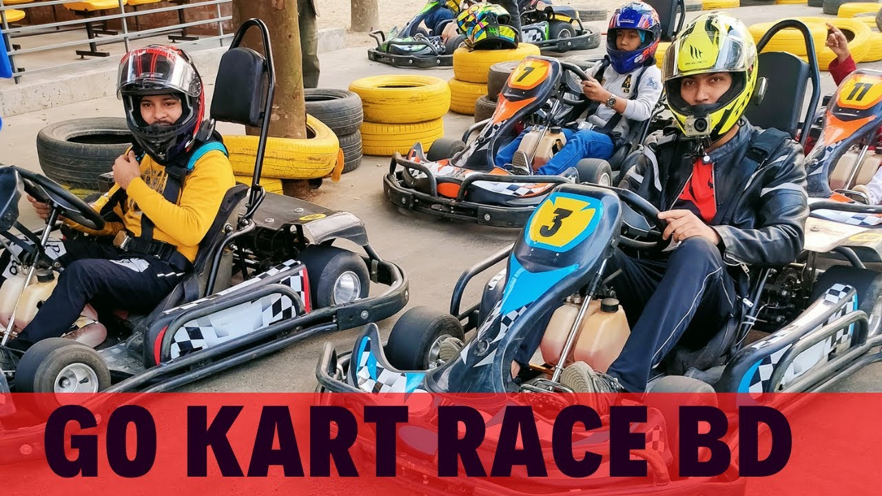 Go kart race track in Bangladesh | 100 fit | Hasib Hrz - YouTube