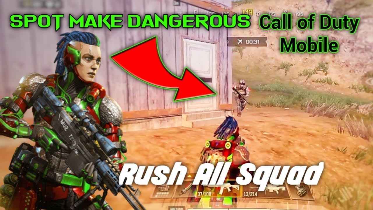 RUSH ALL SQUAD AWESOME GAMEPLAY & I am Winning the Match CALL OF DUTY ...