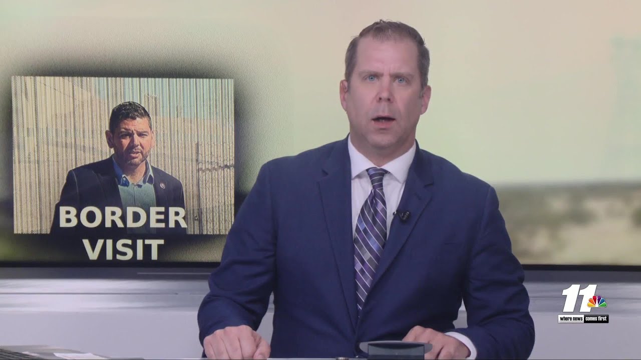 Congressman Raul Ruiz visits border in Calexico - YouTube