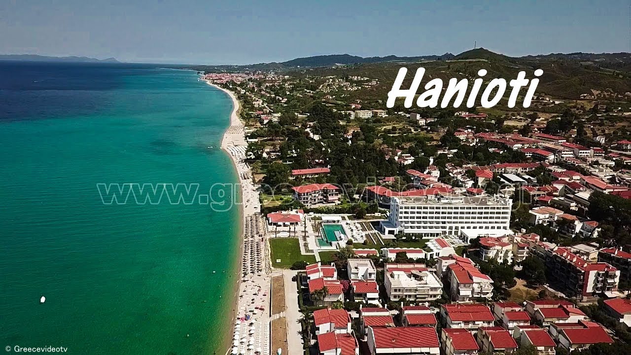 Hanioti (Chanioti) Kassandra Halkidiki Central Macedonia Greece Drone ...