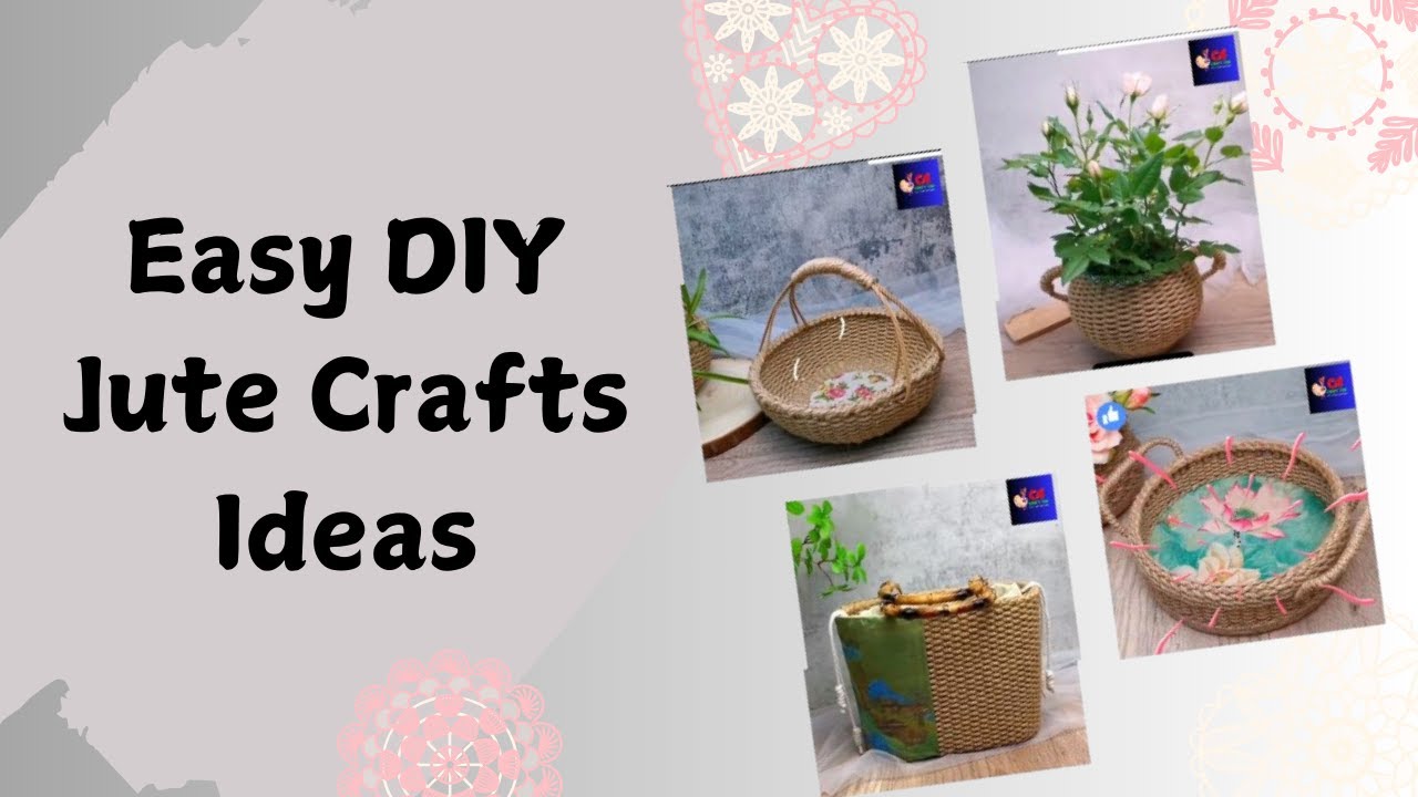 Easy DIY Jute Crafts Things to Make at Home 🔥 - YouTube