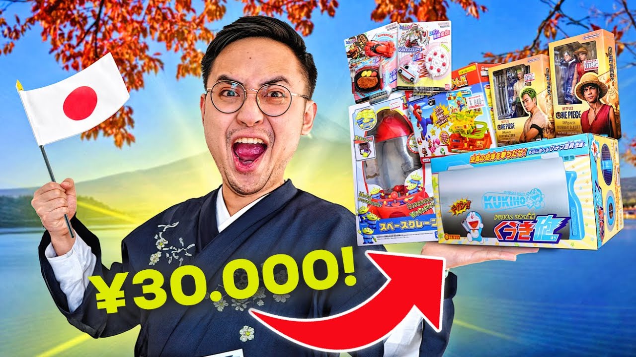 GUE BELI MAINAN-MAINAN ANEH & UNIK DI JEPANG! - YouTube