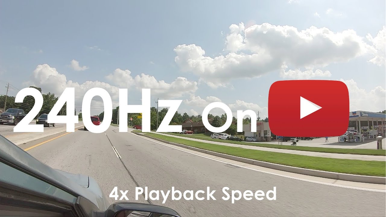 240Hz Video On YouTube | 4x Speed For 240fps |😎Summer Breeze - GoPro ...