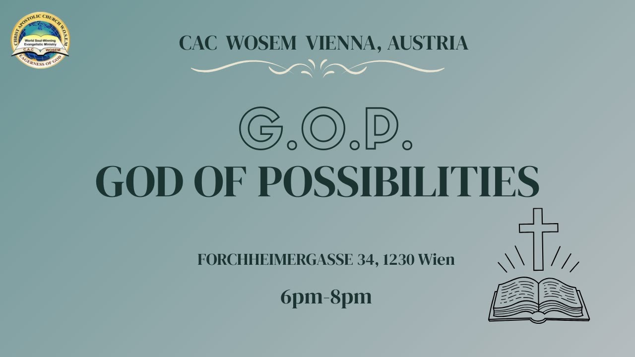 GOP DAY 3 II 01.08.2025 II CAC WOSEM VIENNA - YouTube