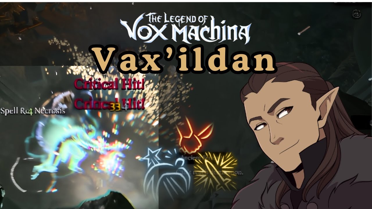 Vax’ildan Build Baldur’s Gate 3 from Vox Machina Critical Role - YouTube