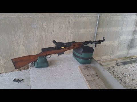 SKS Russian Izhevhk arsenal. Sight adjustment and shooting. - YouTube