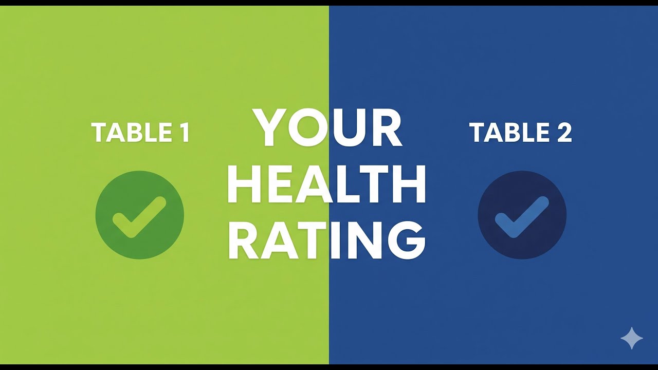 The 2 Health Ratings for Life Insurance (Simplified) - YouTube