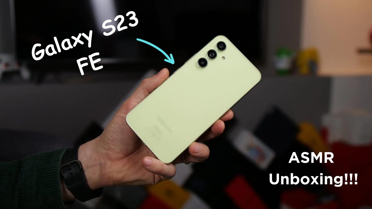 Innovation Unleashed: Samsung Galaxy S23 FE ASMR Unboxing Delight ...