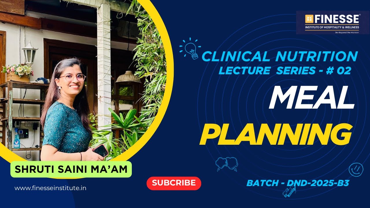 Meal Planning | Clinical Nutrition - Lecture Series - 02 - YouTube