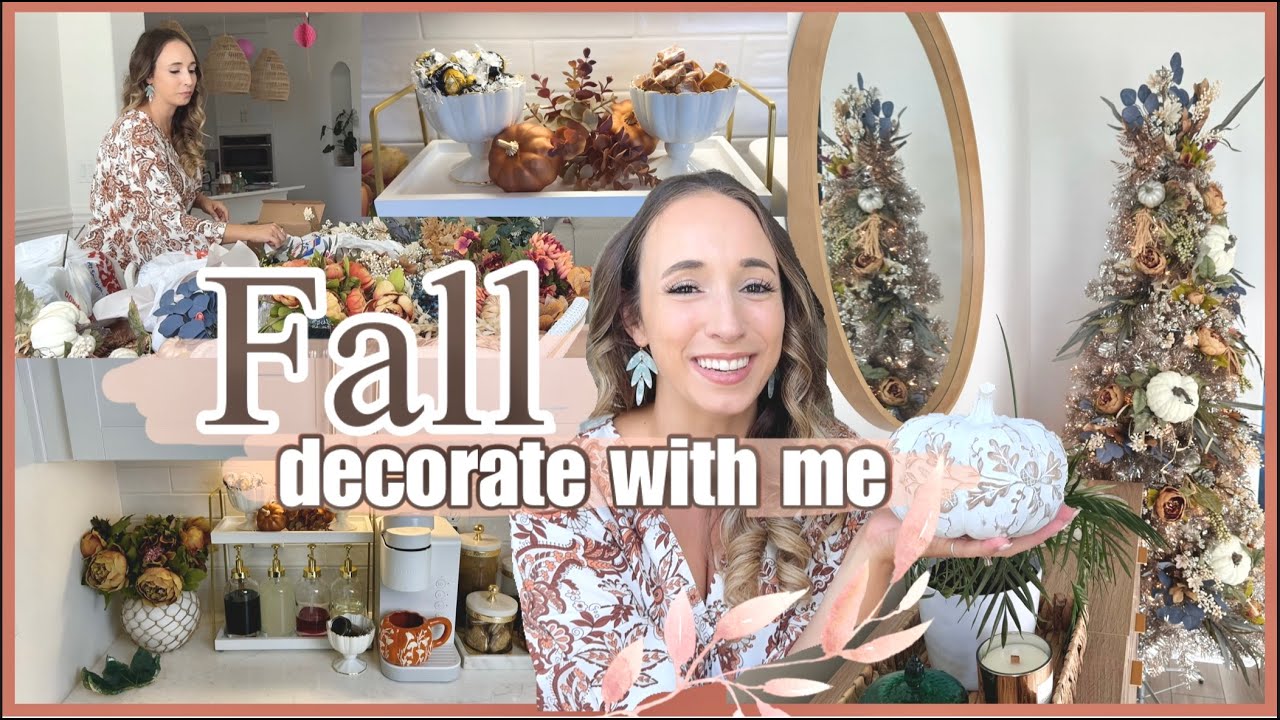 COZY FALL DECOR | AUTUMN DECOR HAUL & COFFEE BAR IDEAS | FALL 2024 ...