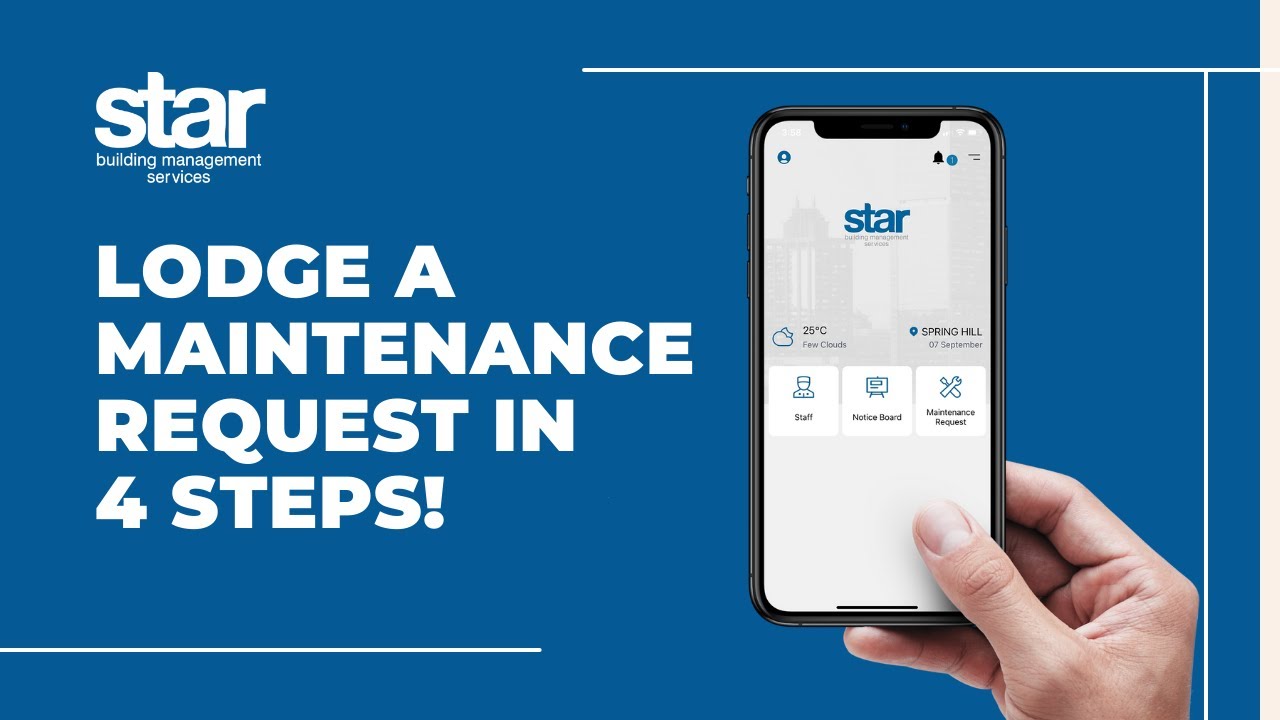 Lodge a Maintenance Request with Star BMS in 4 Easy Steps! - YouTube